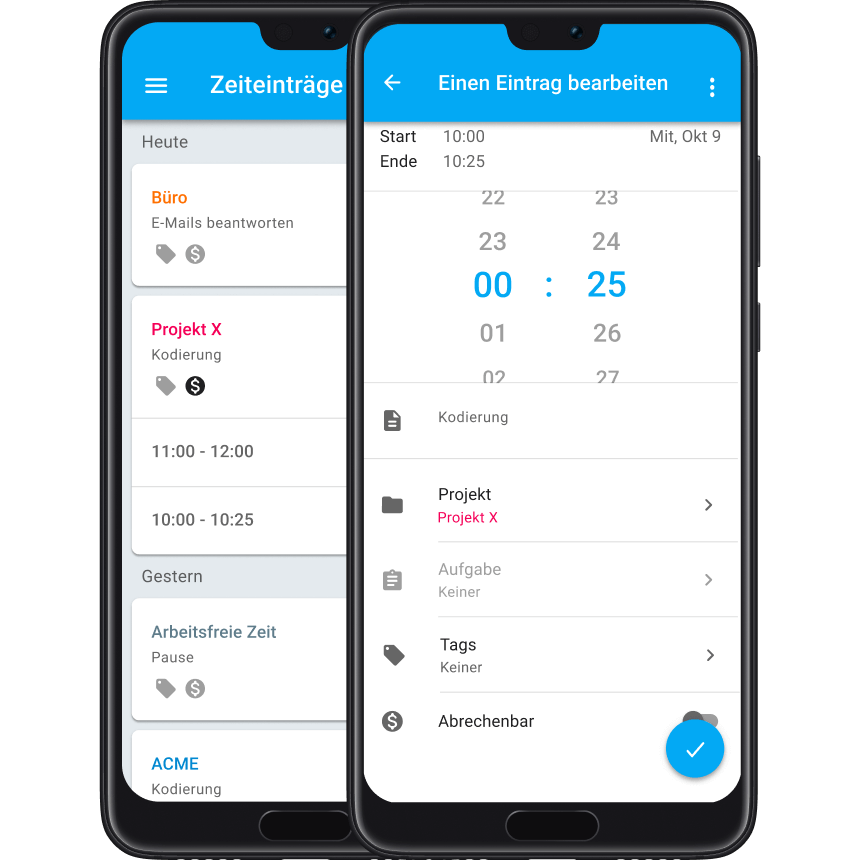 Apps für Zeiterfassung - Clockify™