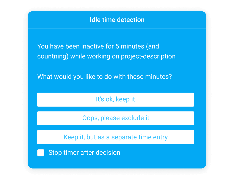 Activity - Clockify Features