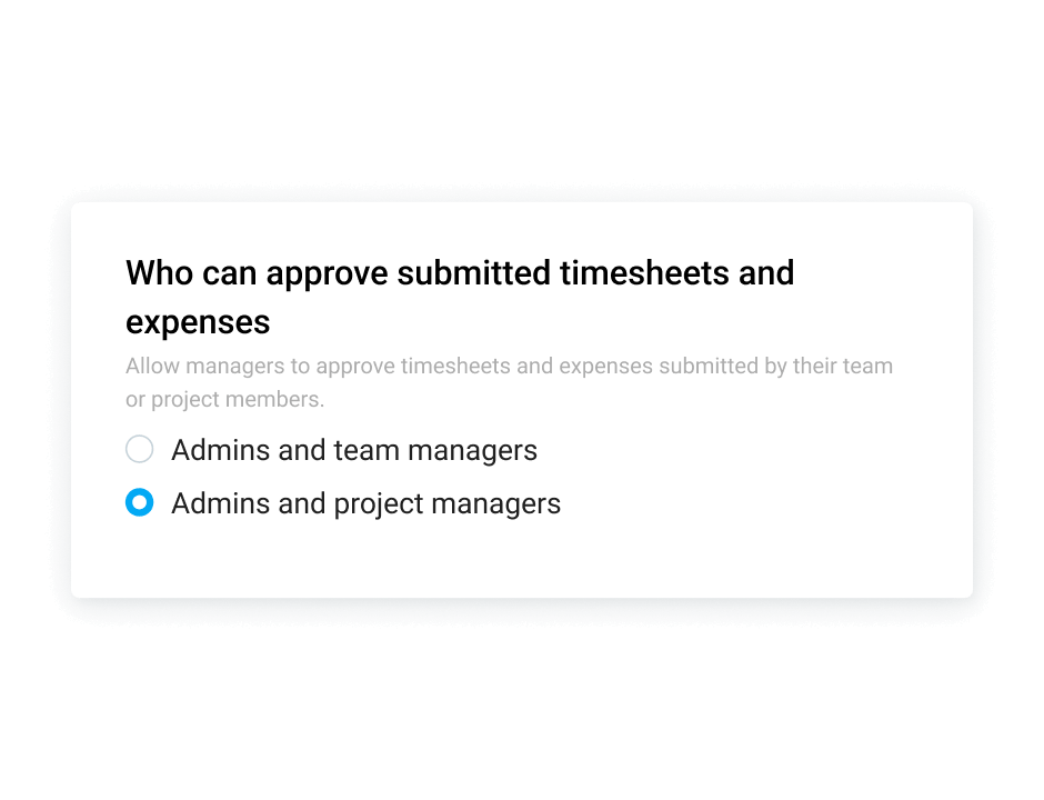 Approval - Clockify Features