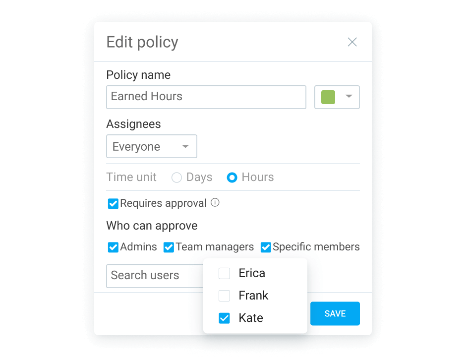 Approval - Clockify Features
