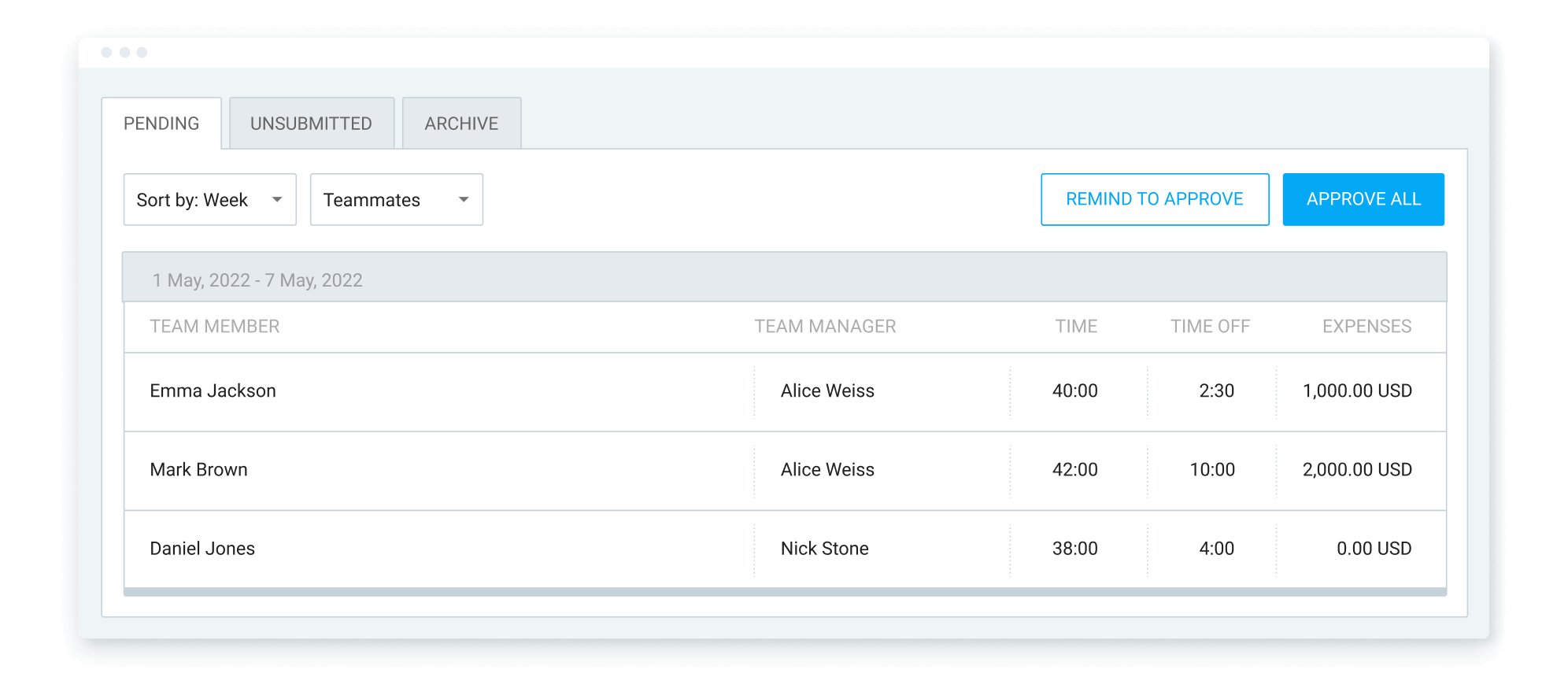 Expenses - Clockify Features