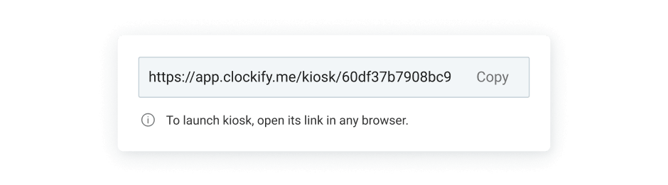 Quiosque - Ferramenta do Clockify