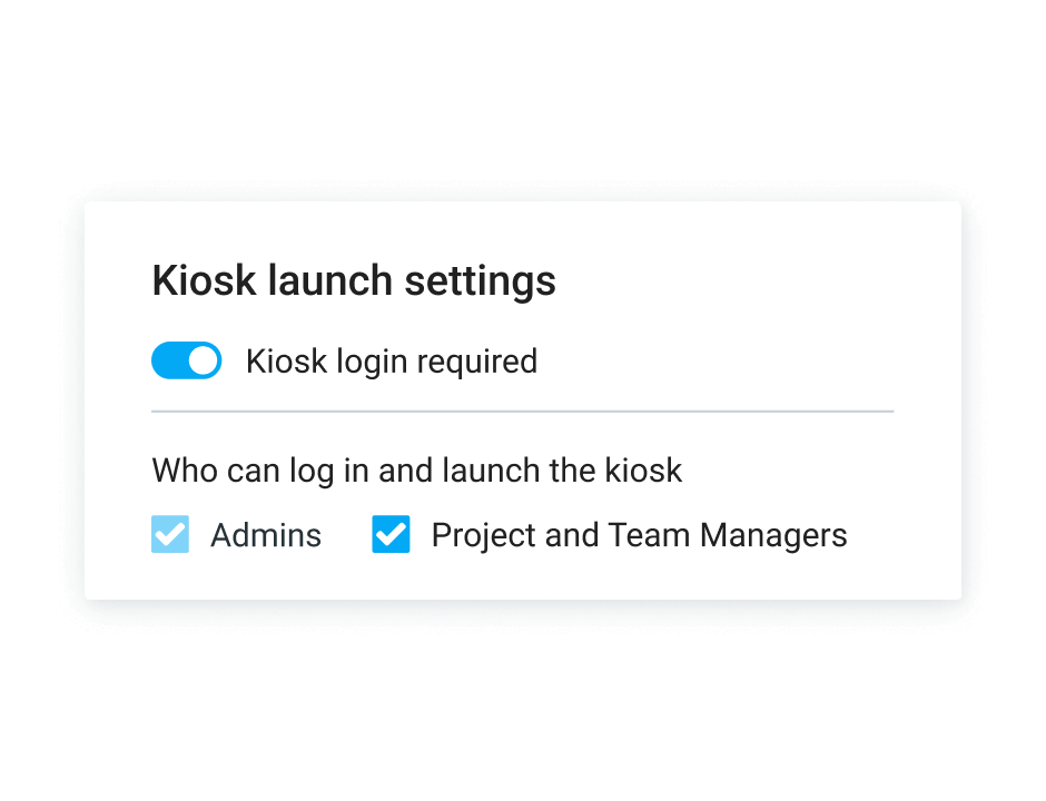 Quiosque - Ferramenta do Clockify
