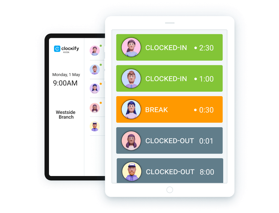 Quiosque - Ferramenta do Clockify