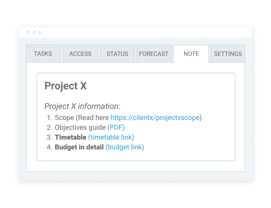 Projects - Clockify Features