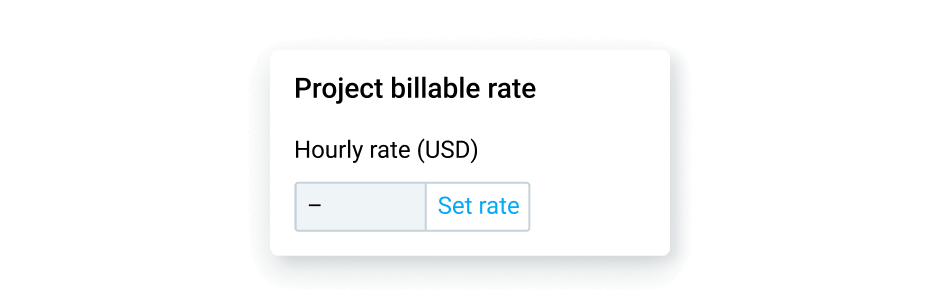 Rates - Clockify Features