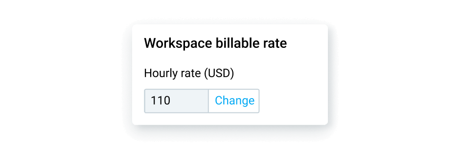 Rates - Clockify Features