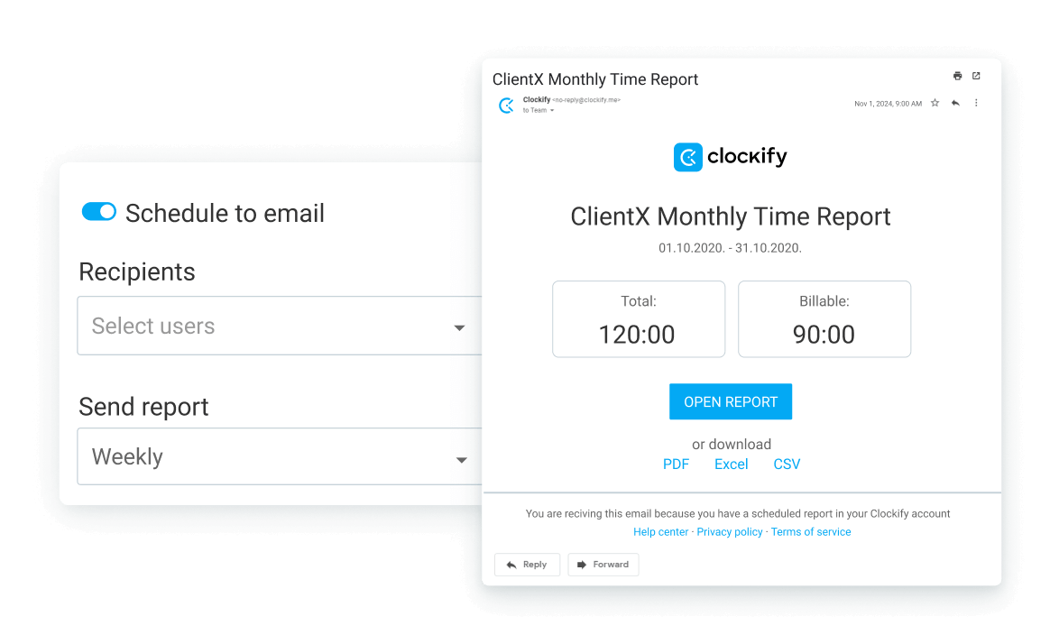 Reports - Clockify Features