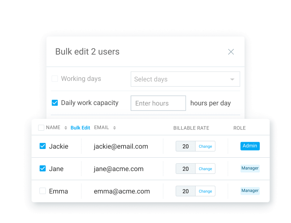 Team - Clockify Features
