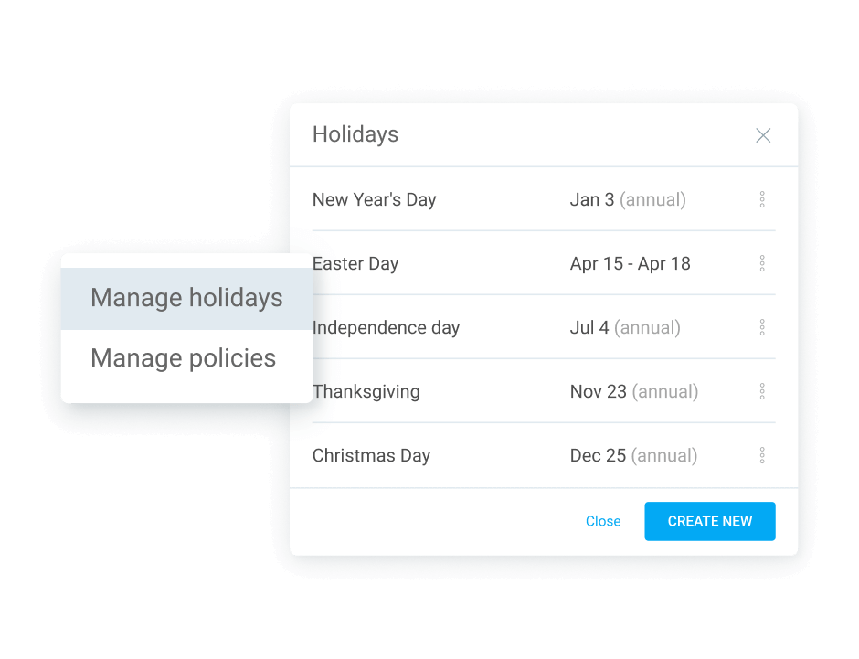 Time off - Clockify Features
