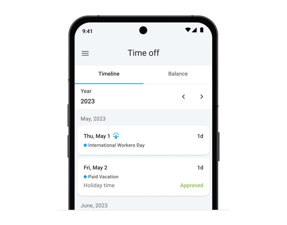 Time off - Clockify Features