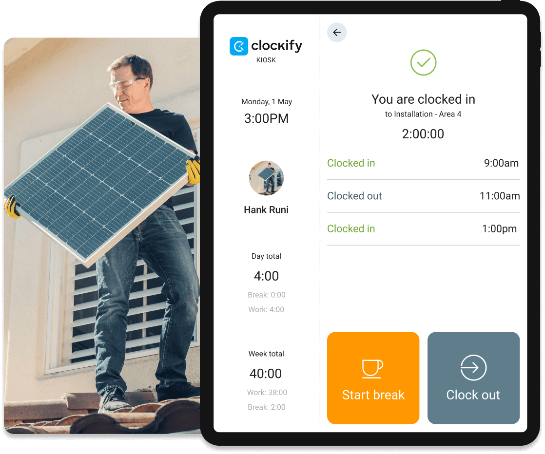 Field Services Time Clock - Clockify™