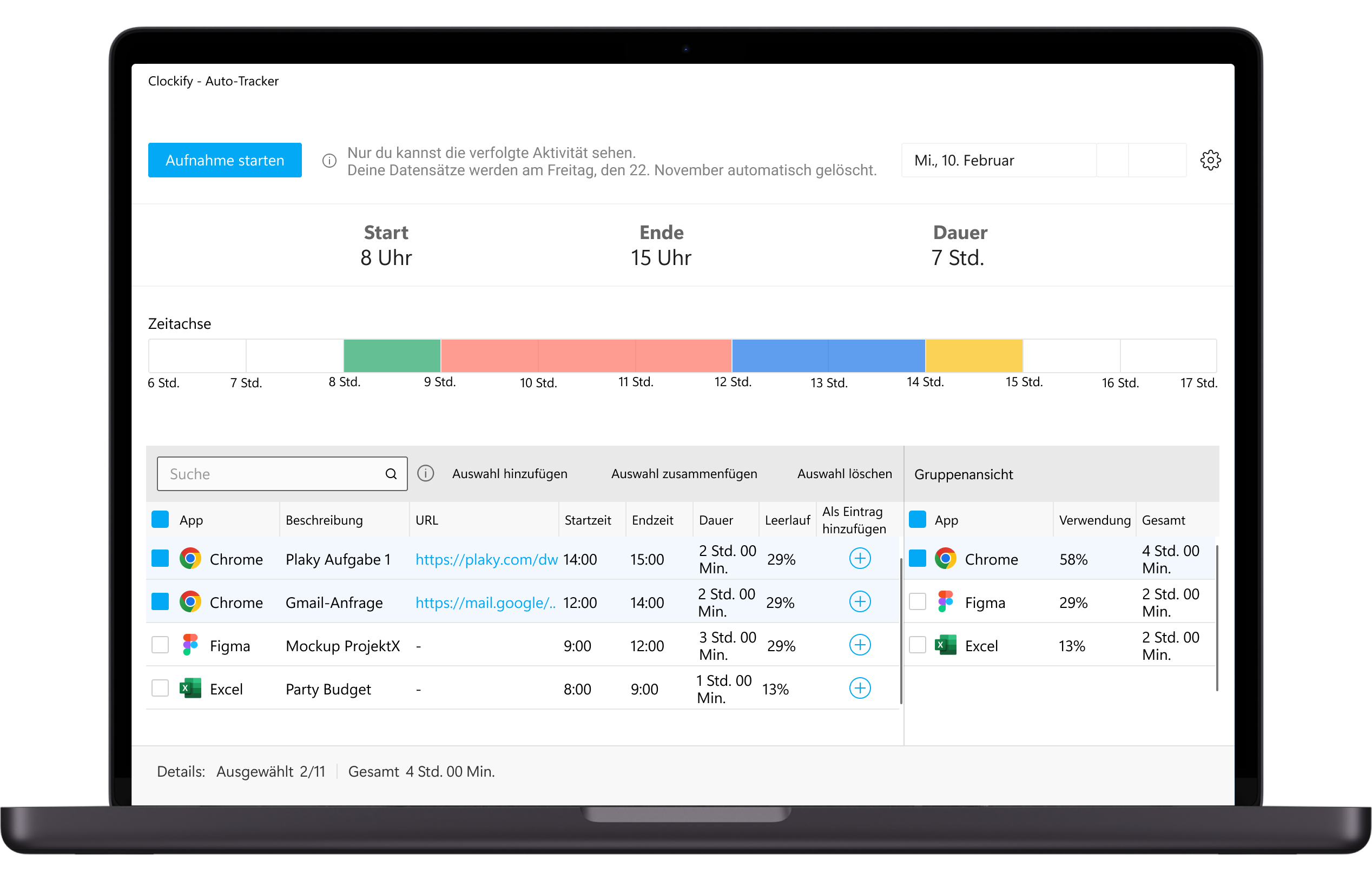 Clockify™ - KOSTENLOSE Zeiterfassungssoftware