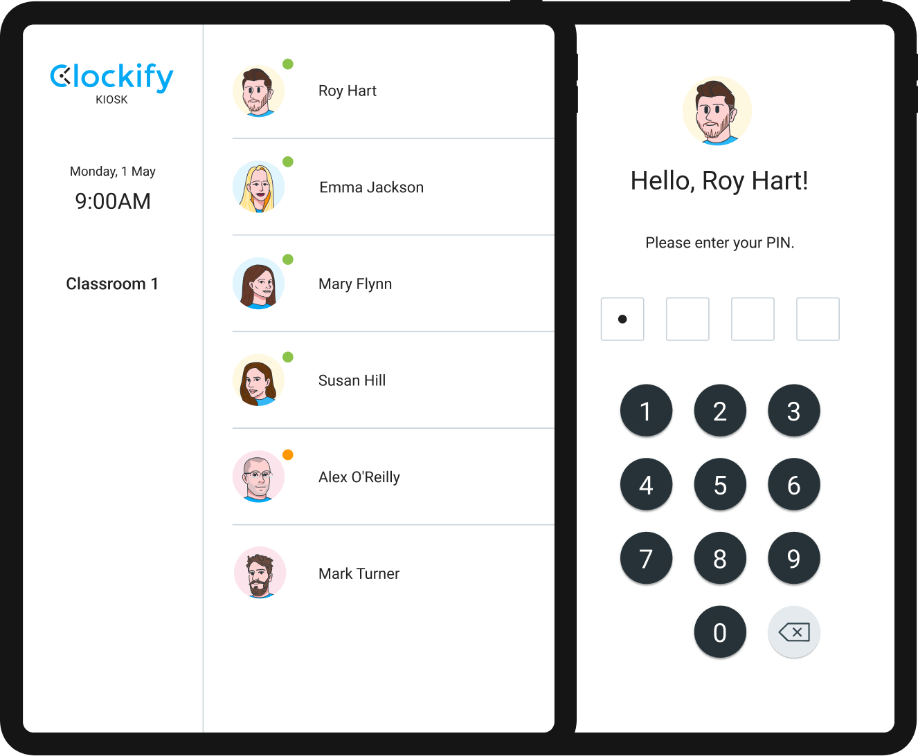 Time Clock for Education Systems - Clockify™