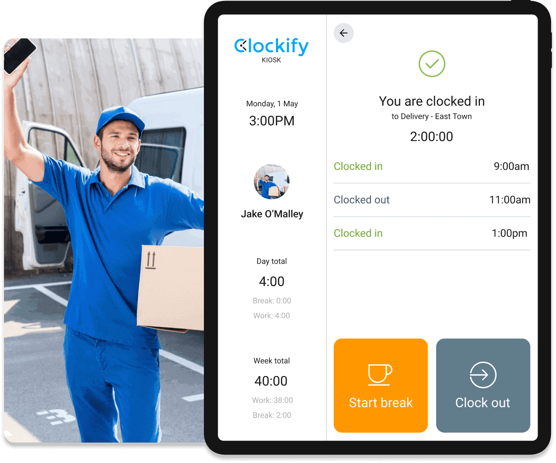 Time Clock for Public Services - Clockify™