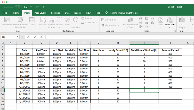 8 Time Management Spreadsheet Sample Excel Templates