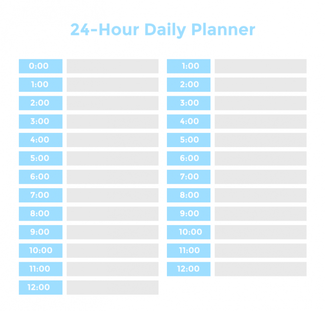Time blocking planner (+ 9 free time blocking templates)