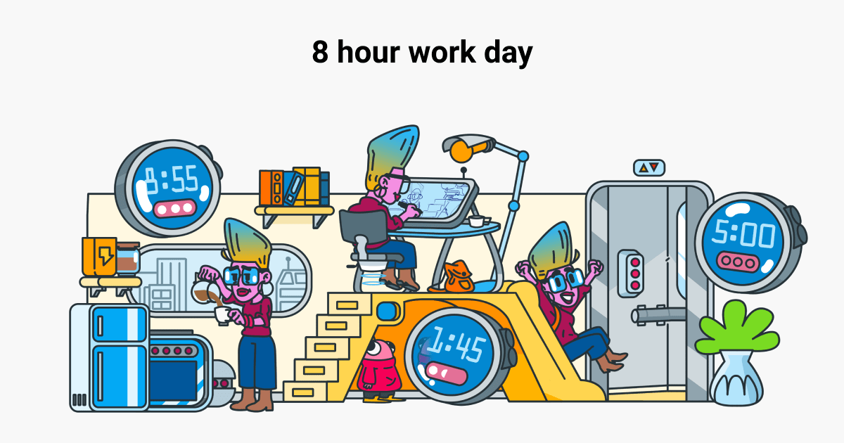 How To Make An 8 Hour Workday Schedule Work Clockify Blog