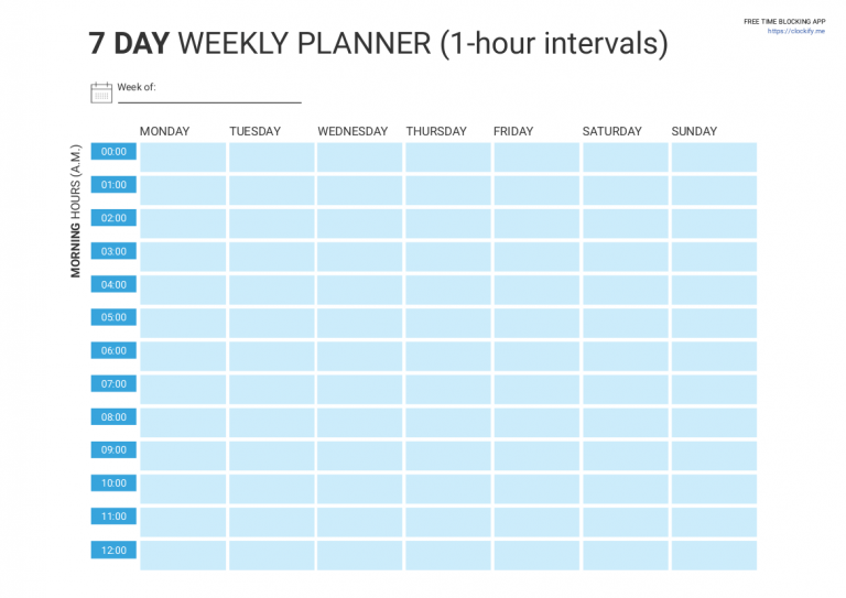 Time blocking planner (+ 9 free time blocking templates)