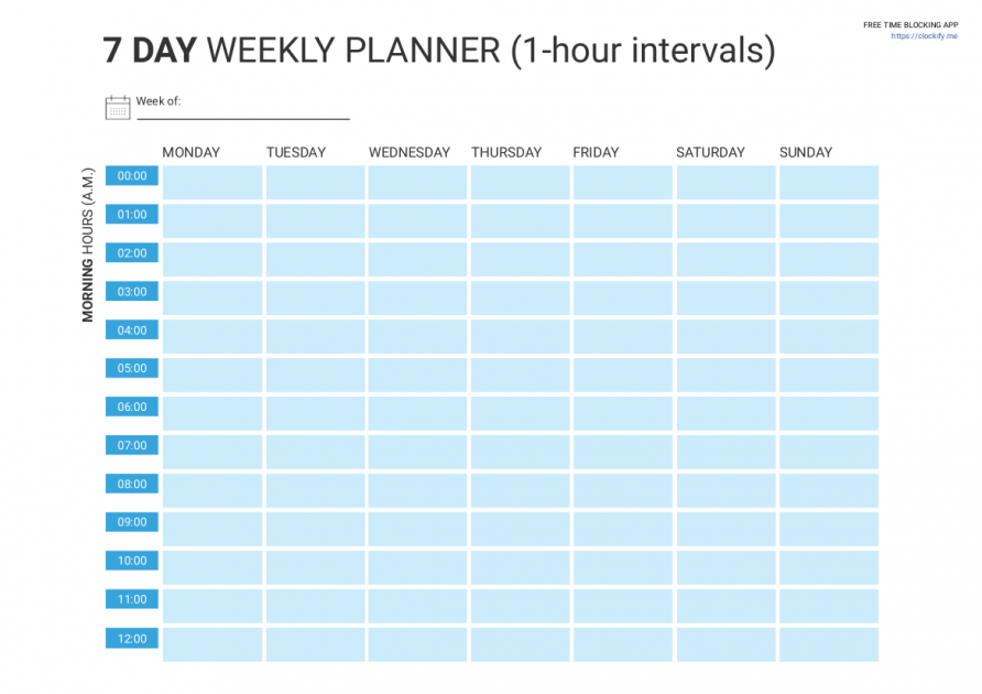 Time blocking planner (+ 9 free time blocking templates)