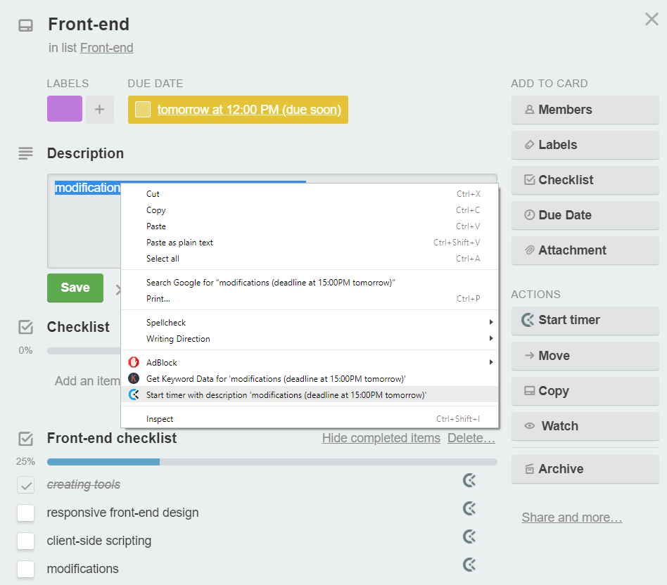 How to Best Track Time in Trello
