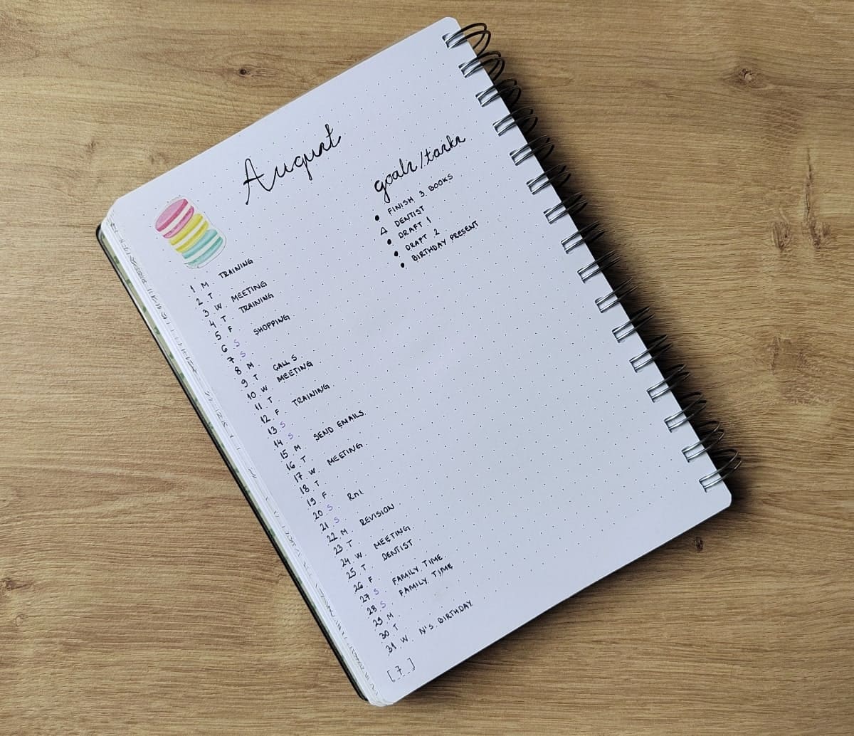 Testing bullet journal time tracking - Clockify