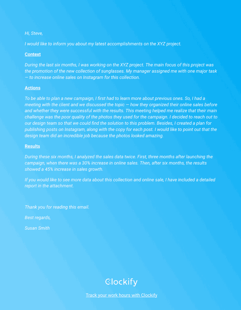 Show Your Boss How Much You Work (+ Email Template) – Clockify Blog