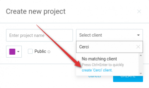 Create projects & clients - Clockify Help