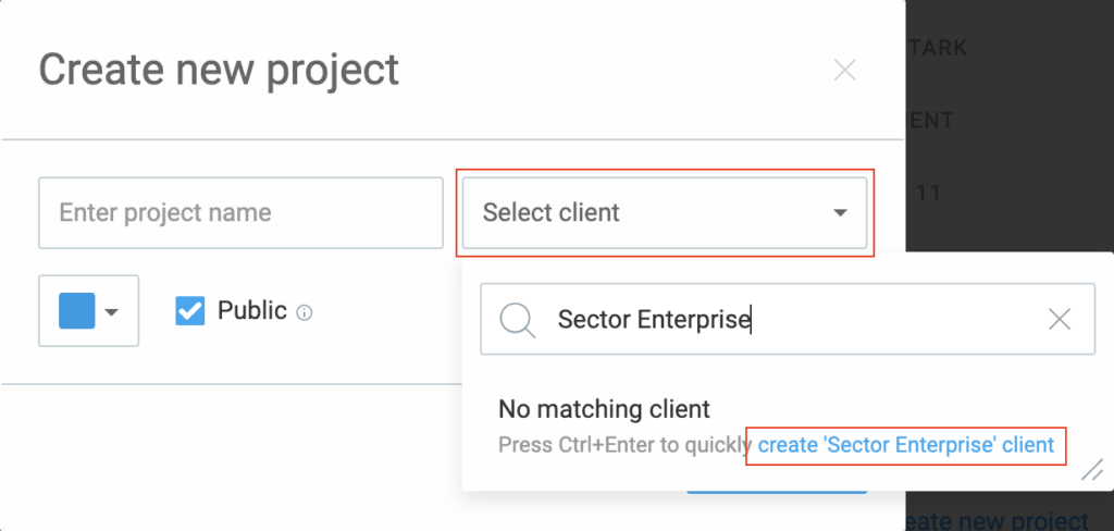 Create projects & clients - Clockify Help