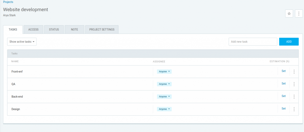 Working with tasks - Clockify Help