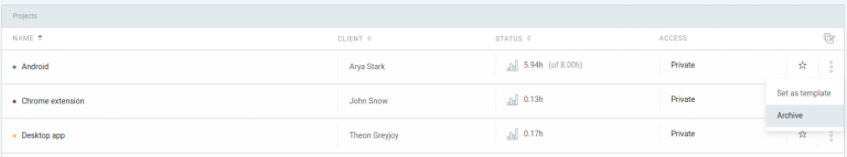 Creating projects & clients - Clockify Help