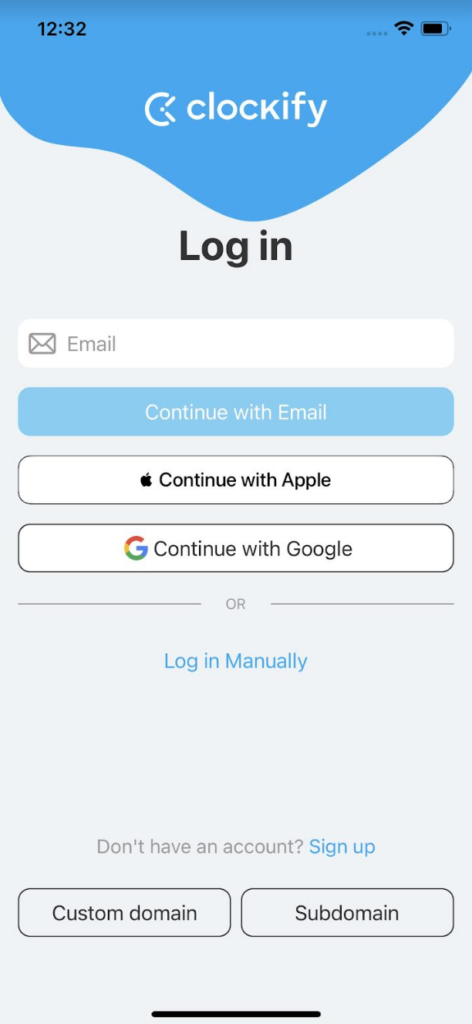iOS app - Clockify Help