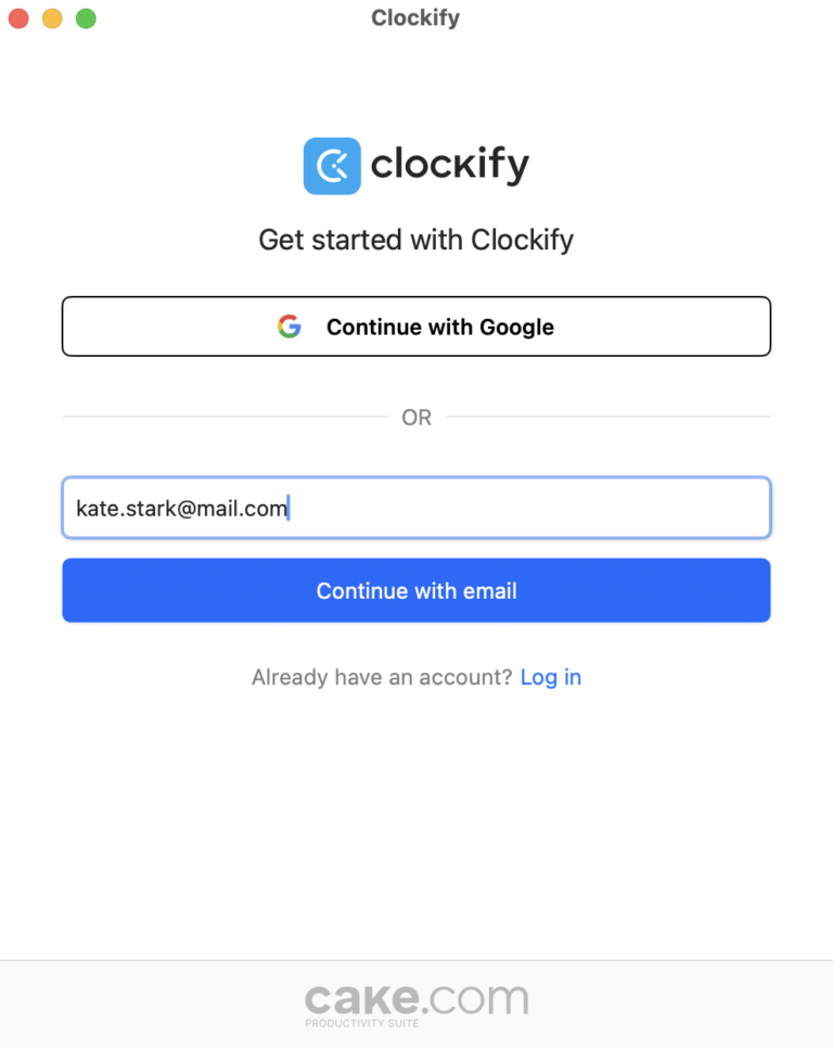 Mac app - Clockify Help