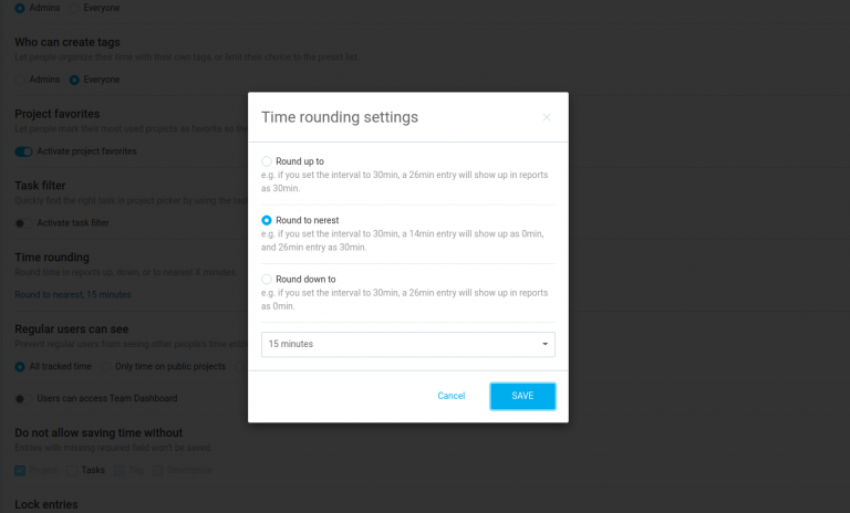 Time rounding - Clockify Help