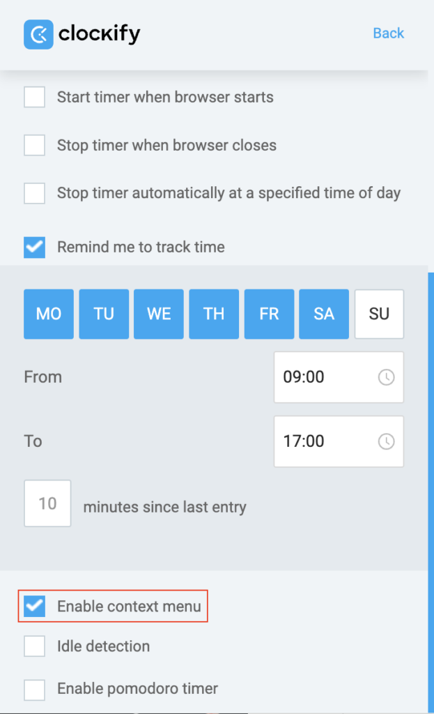 Browser extension - Clockify Help