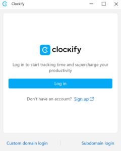 Windows app - Clockify Help