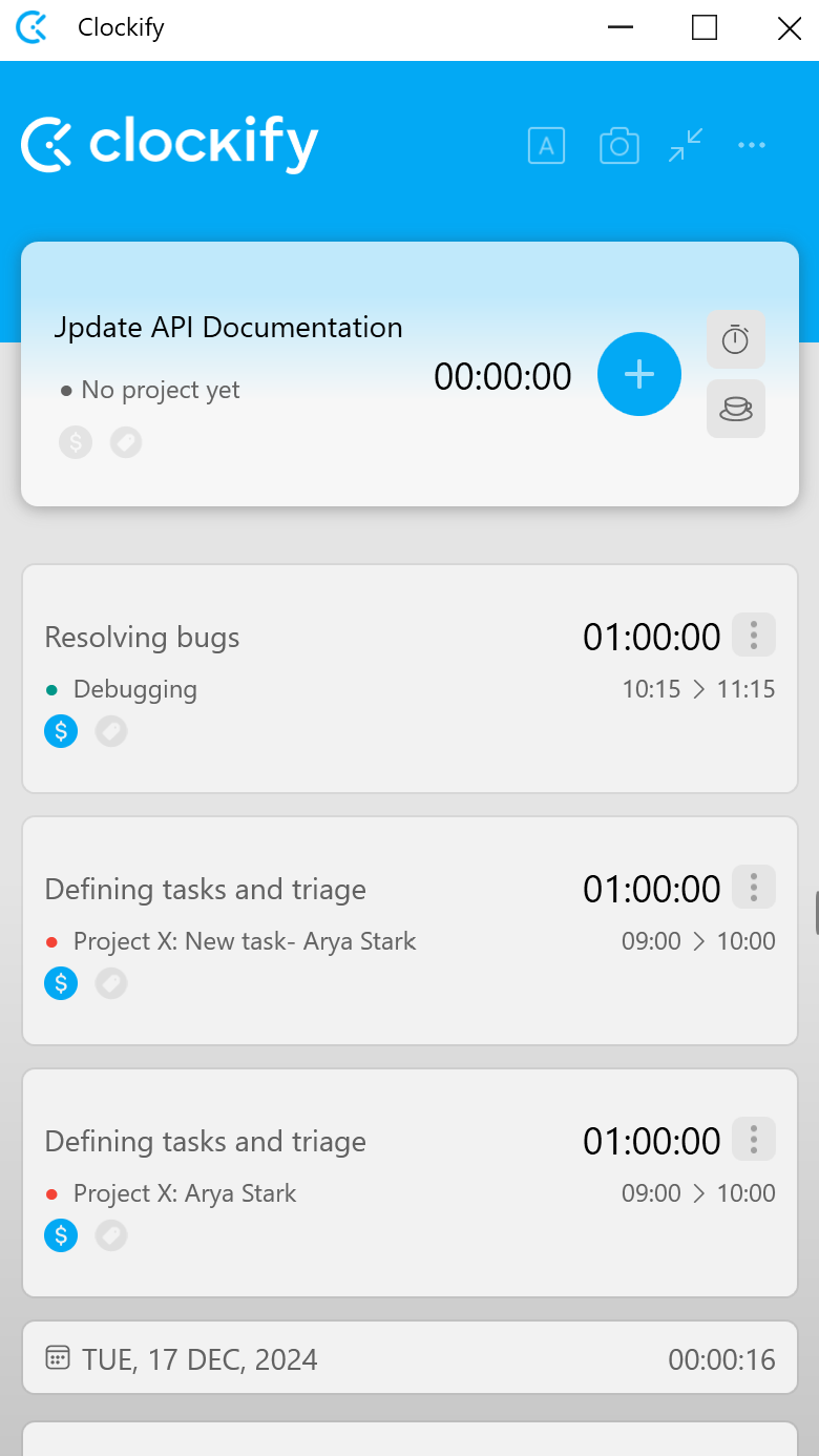 Windows app - Clockify Help