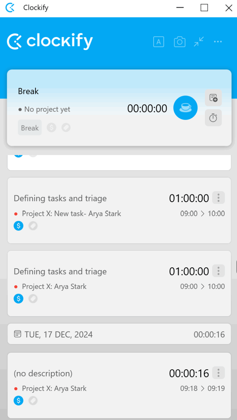 Windows app - Clockify Help
