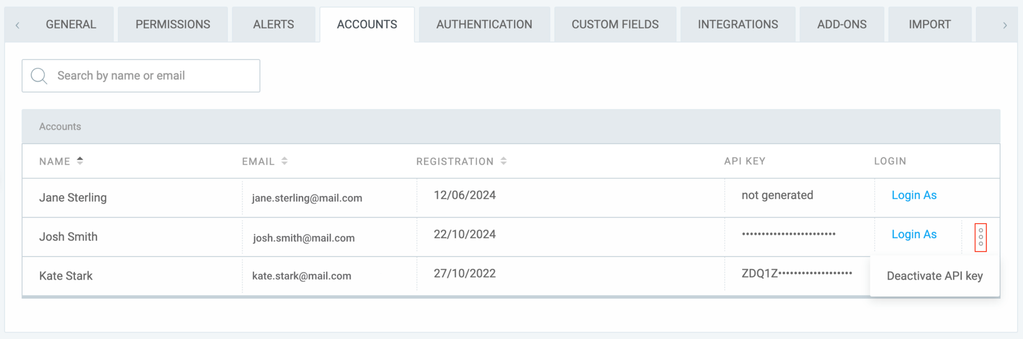 Manage users' accounts - Clockify Help