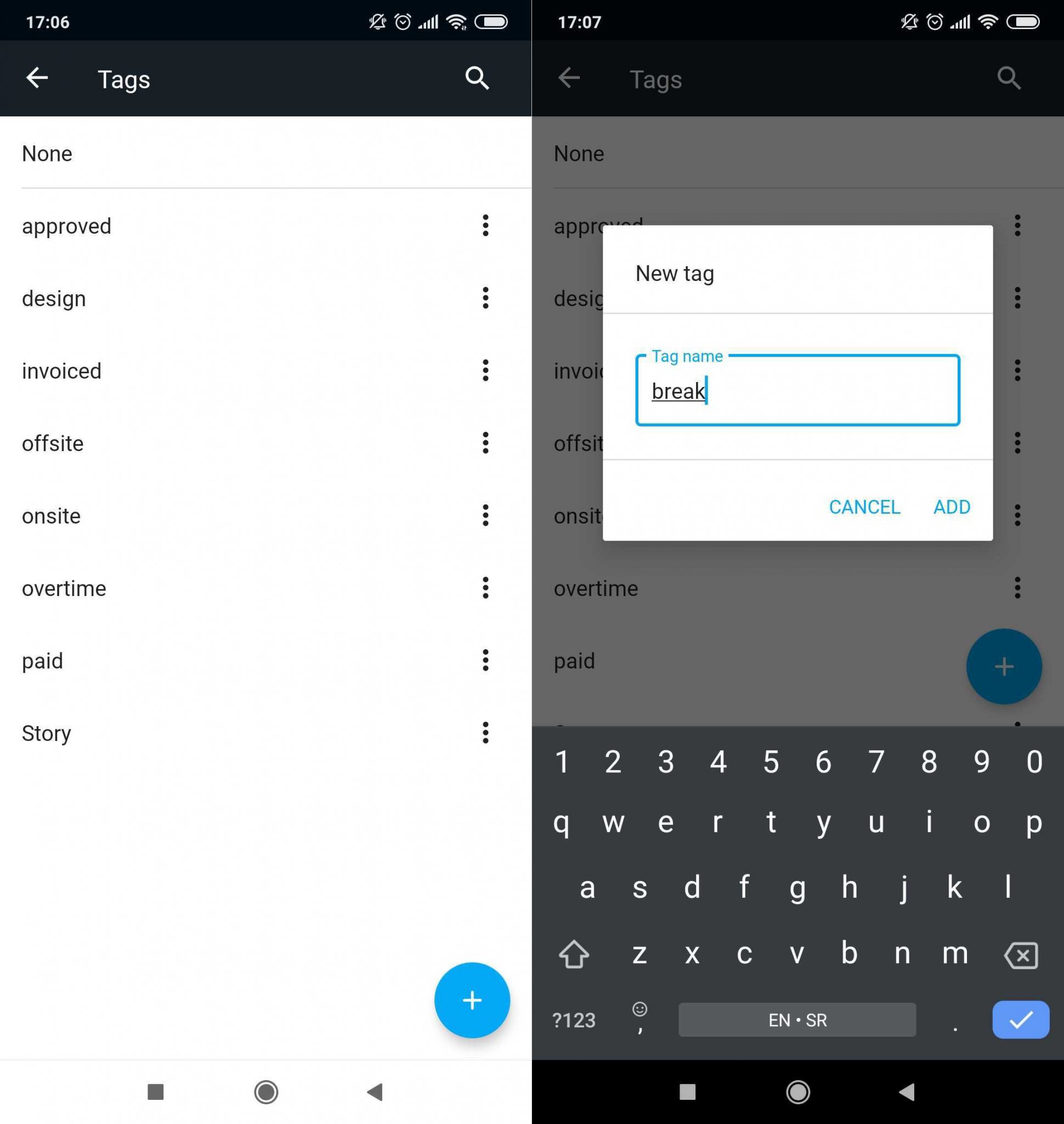 Android app - Clockify Help