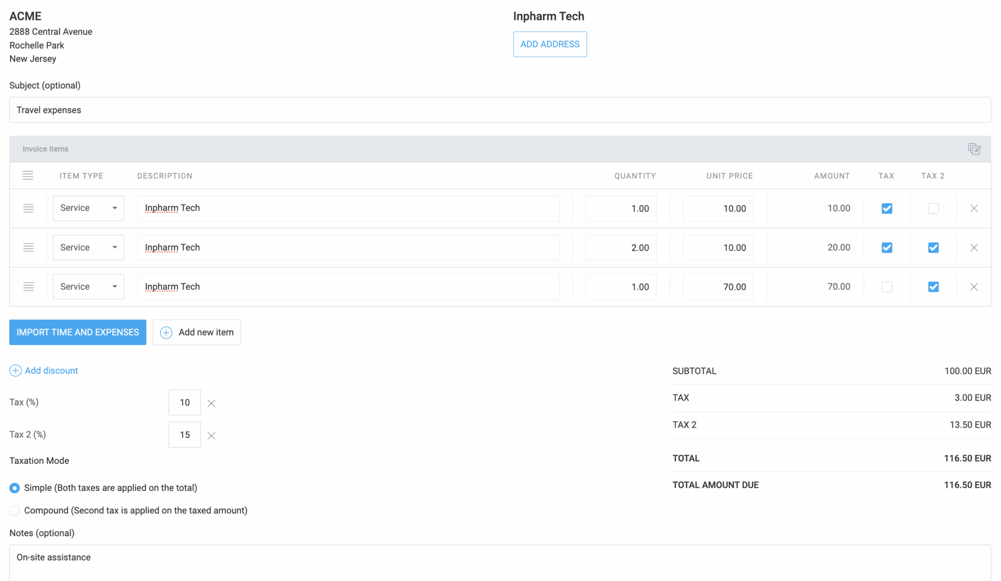 Create & manage invoices - Clockify Help