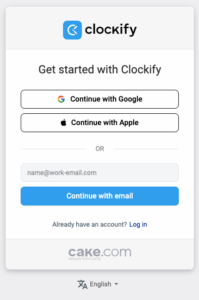 Sign up & log in to Clockify - Clockify Help