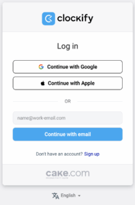 Sign up & log in to Clockify - Clockify Help