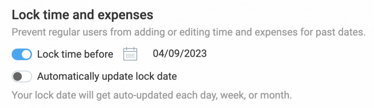 Lock timesheets - Clockify Help