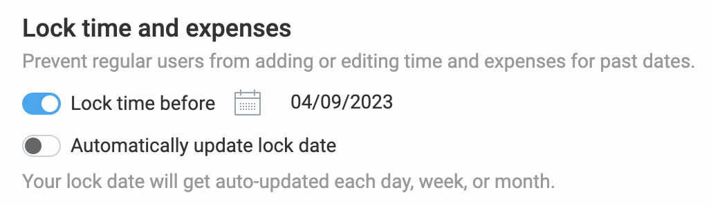 Lock timesheets - Clockify Help
