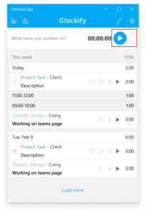 Windows app - Clockify Help