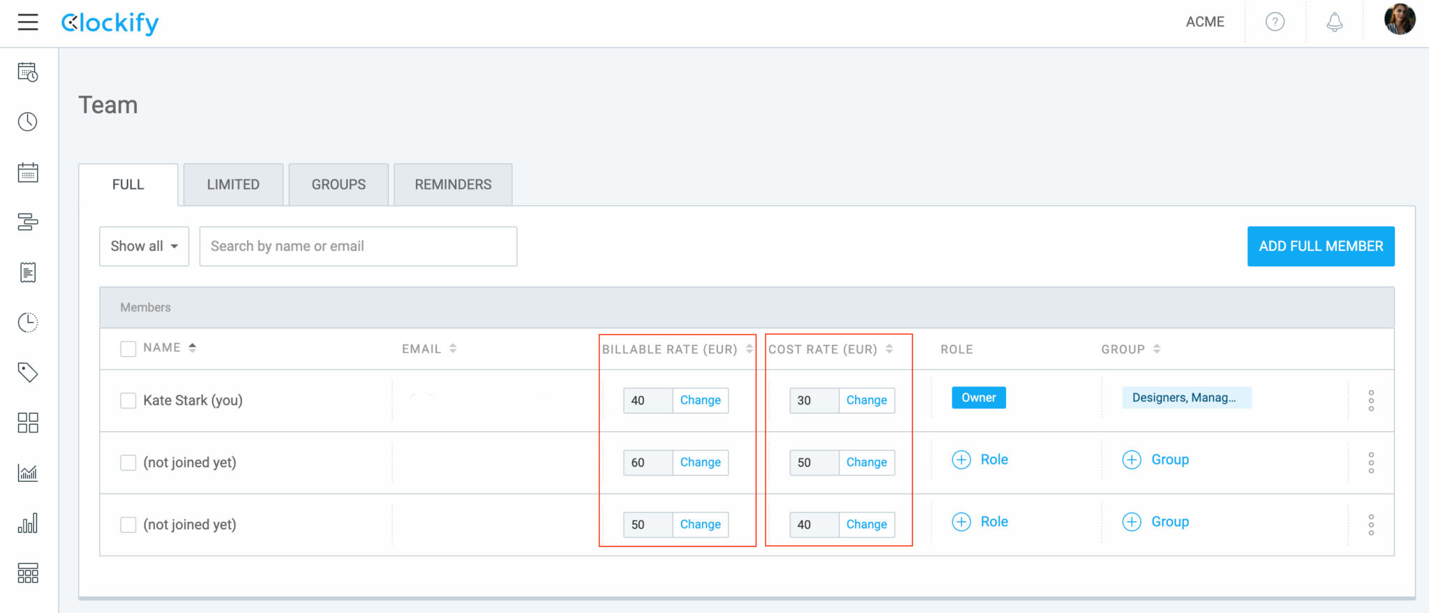 Hourly rates - Clockify Help