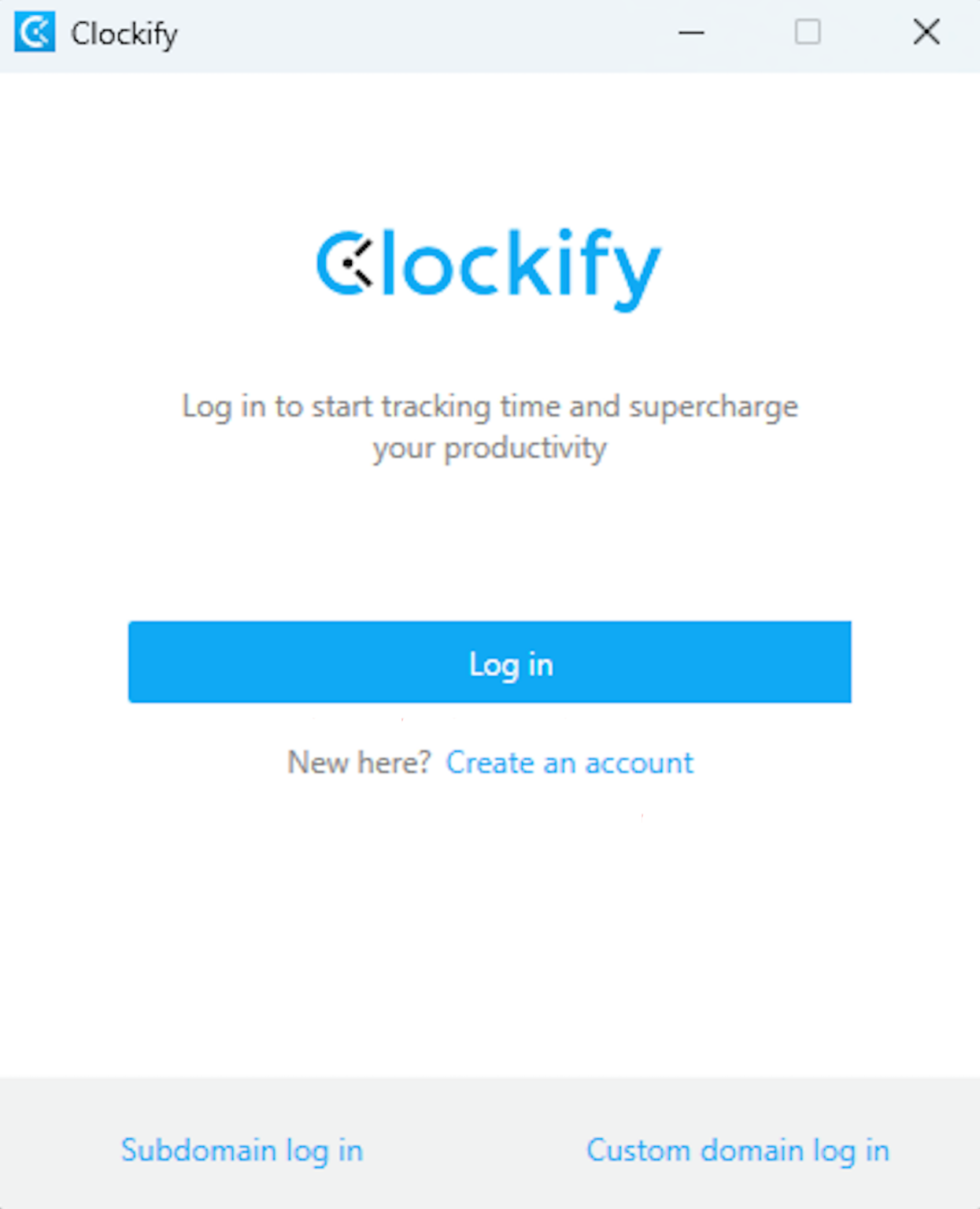 Windows app - Clockify Help