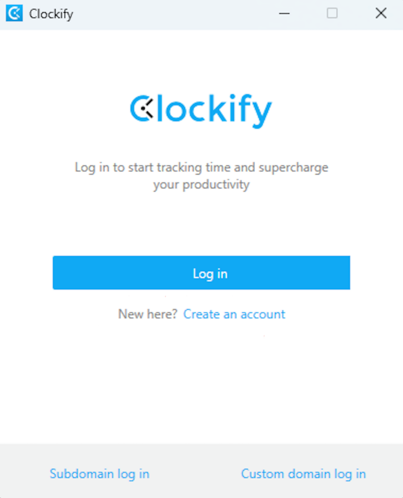 Windows app - Clockify Help