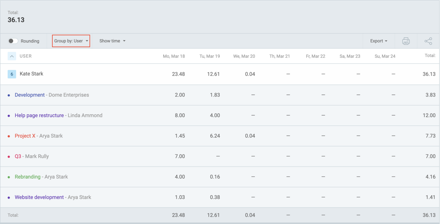 View tracked time & expenses - Clockify Help